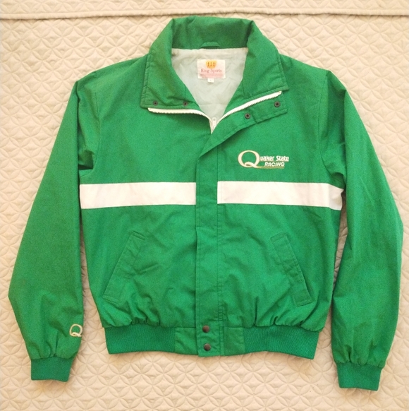 Vintage | Jackets & Coats | Vintage 8s Quaker State King Sports Racing ...